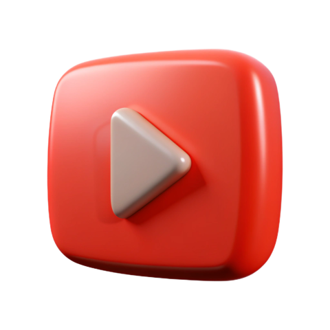 3d YouTube Logo Png transparent background Clipart images | PngEdits