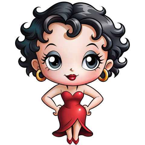 Betty Boop Face Png
