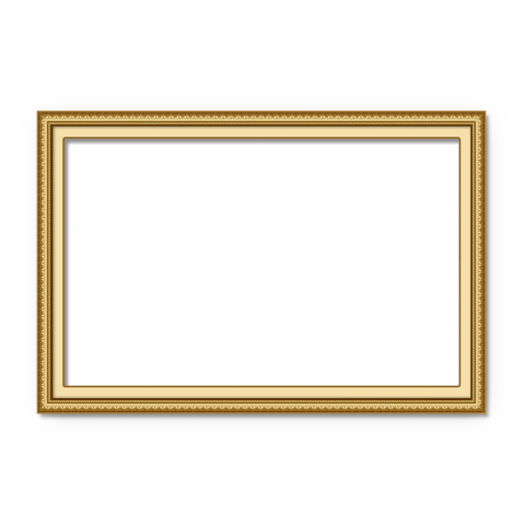 Gold Picture Frames Clip Art Gold Border Png Download