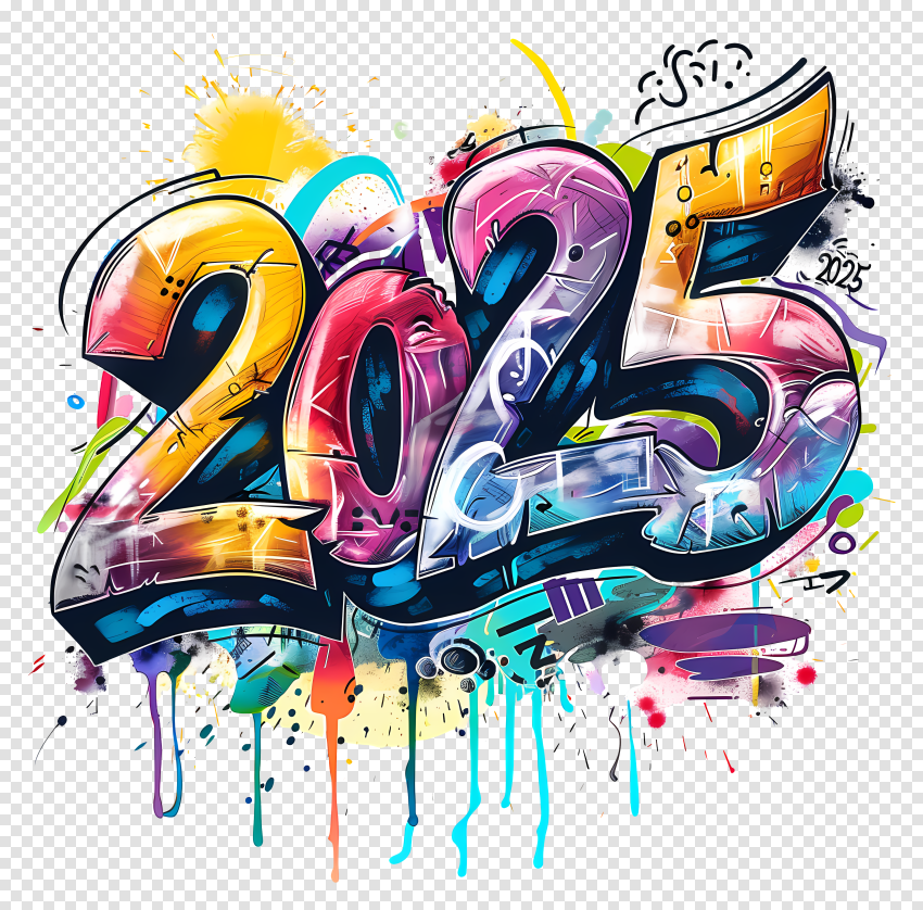 Graffiti Year Spray Paint For Editing CB Png HD | PngEdits