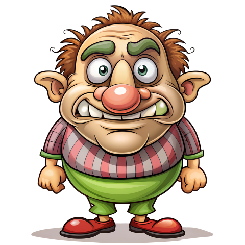 Ugliest cartoon character Png transparent background free | PngEdits